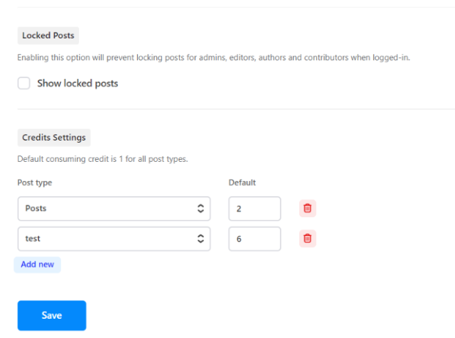Credit System - tagDiv support